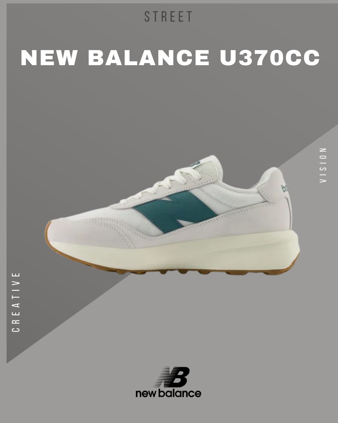 【New Balance】復古鞋_中性_森林綠_U370CC 從球鞋到穿搭，每一件單品都是精選 正品球鞋、潮流服飾、人氣代購推薦盡在 STR 潮流精品