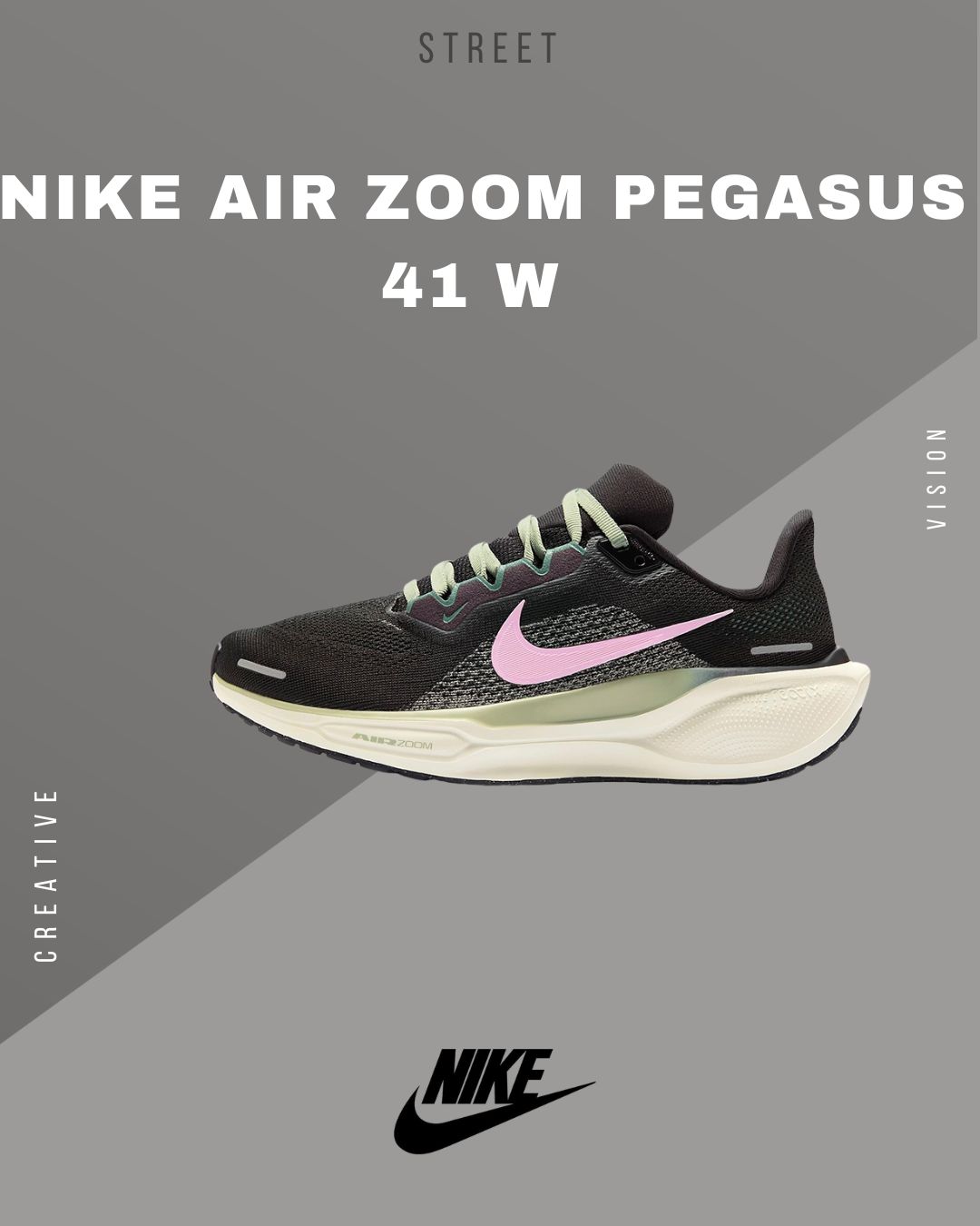 Nike Air Zoom Pegasus 41 W 小飛馬慢跑鞋黑粉女鞋FD2723-009 從球鞋到穿搭，每一件單品都是精選 正品球鞋 ...