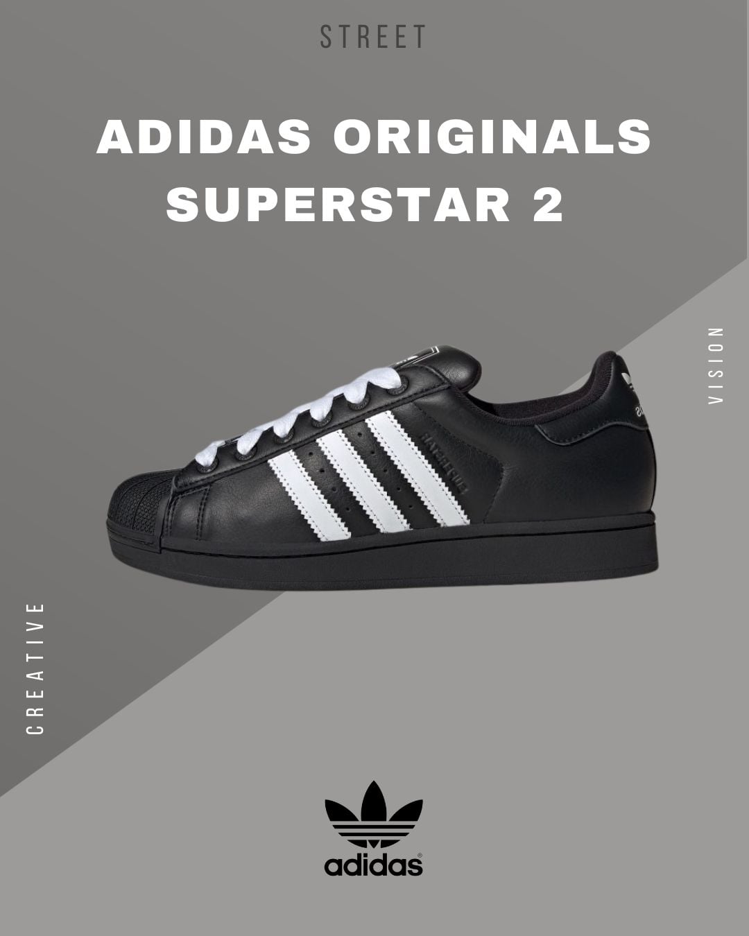 【預購】adidas originals superstar 2 黑白貝殼 kk4474 從球鞋到穿搭，每一件單品都是精選 正品球鞋、潮流服飾 ...