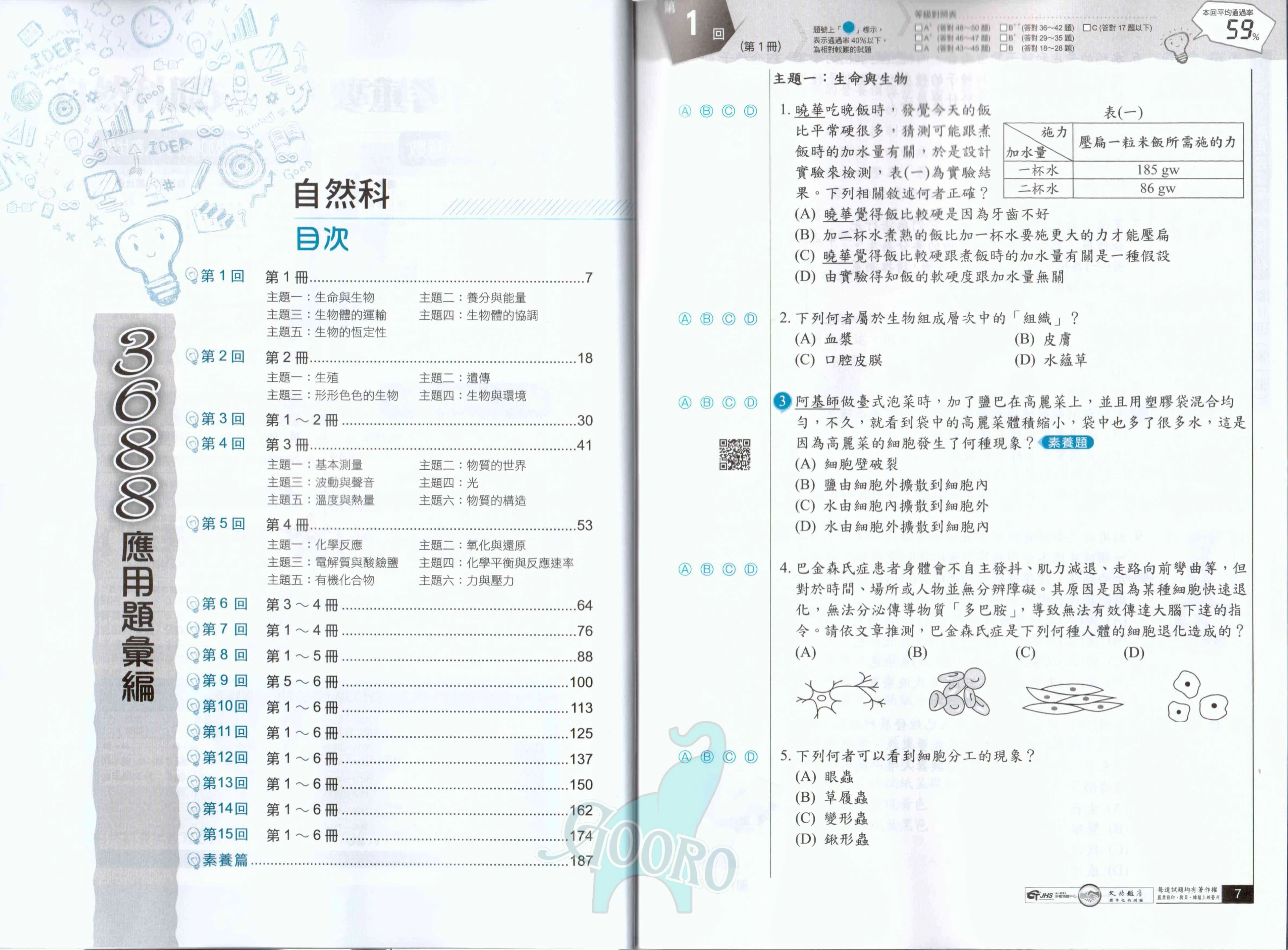 南一 3688應用題彙編｜跨版本模擬練習＋影音詳解 ｜Gooro夠了參考書店