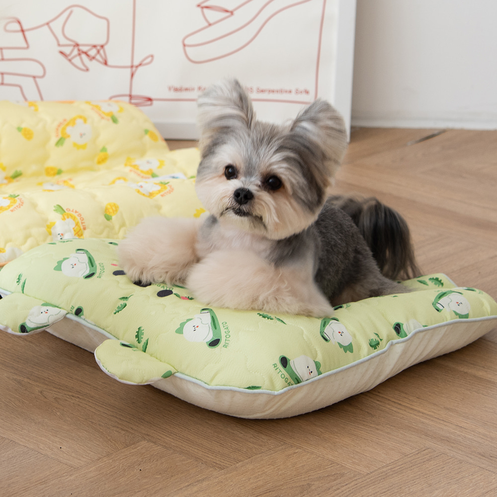 Rayon Bumper Cool Mat 四季U型涼墊 - Rito綠 ｜FLUFFY BOSS 寵物精品