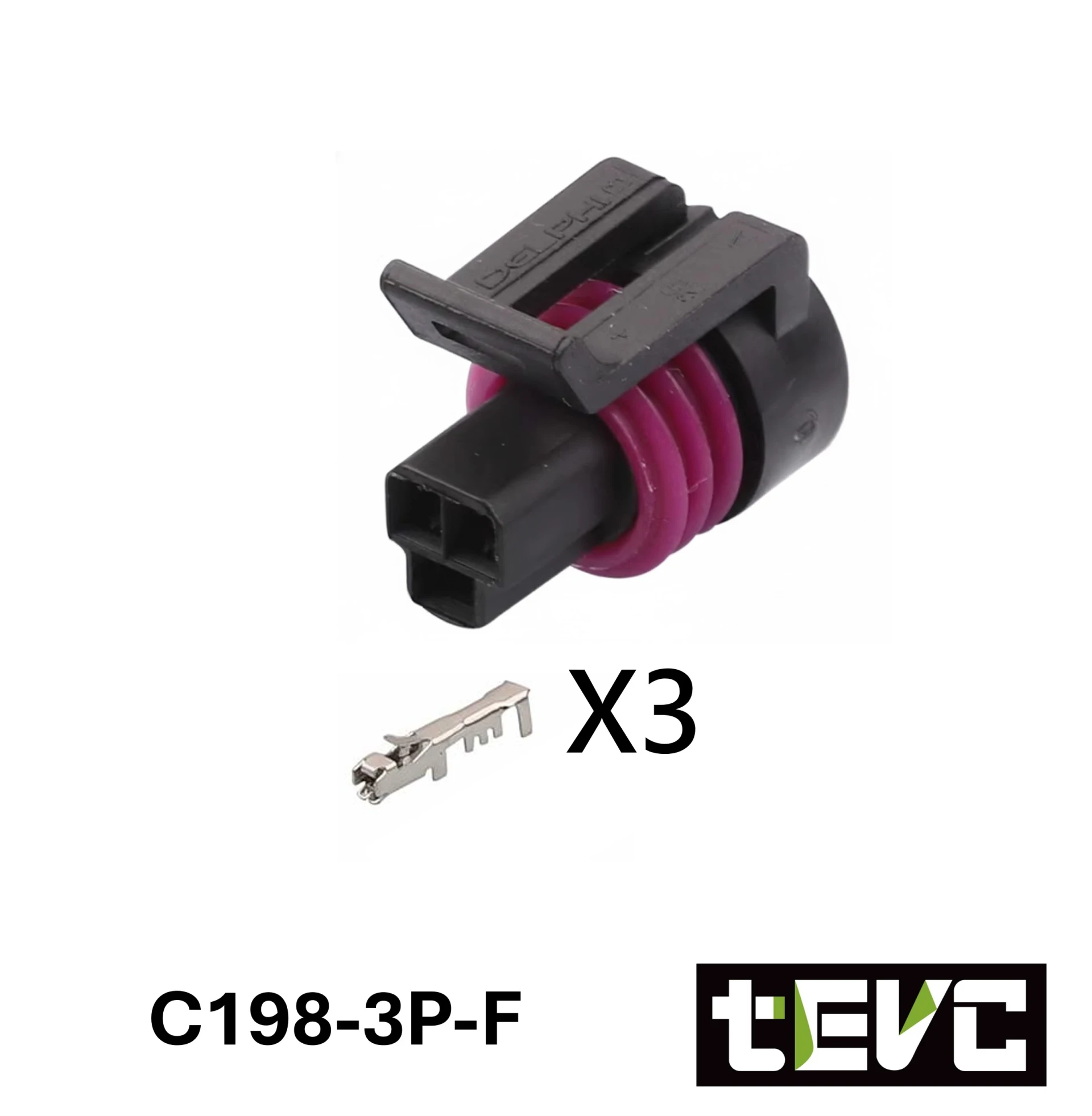 《tevc》 1.5-C198-3P-F 母 防水接 E-ZEN、DEEN、VESSEL、ANEX、KTC、KNIPEX 精品手工具