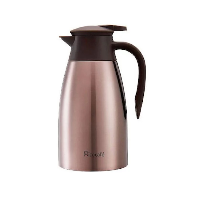 RICOCAFE #304 經典真空咖啡壺 1500ml 【紫金色】 健康環保不銹鋼