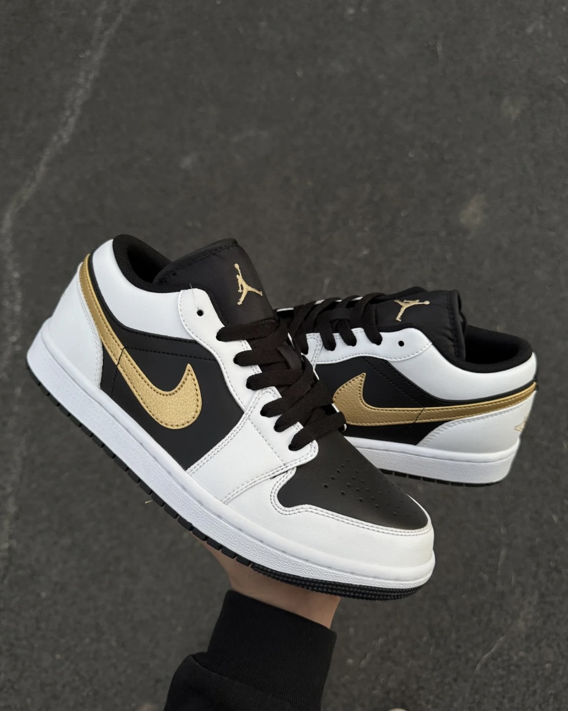 NIKE AIR JORDAN 1 LOW 黑金 (553558-172) 球鞋 國外代購 潮流 精品 全球代購