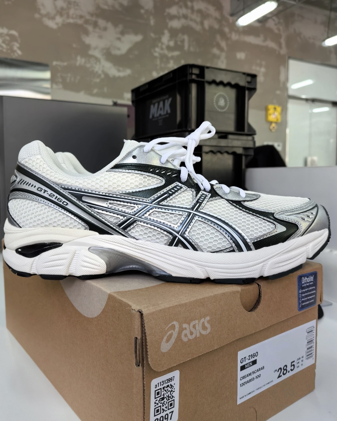 Asics GT-2160 "White Black Silver" 復古白銀(1203A796-100) 球鞋 國外代購 潮流 精品 全球代購