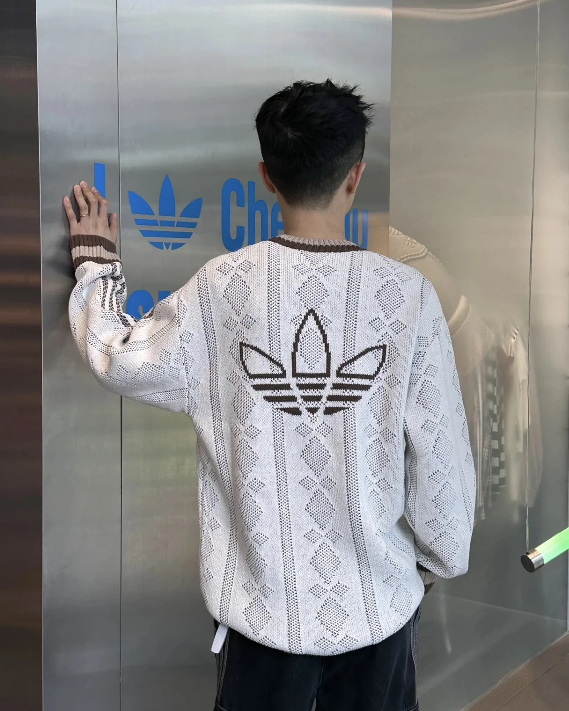 ADIDAS ORIGINALS U SWEATSHIRT 針織毛衣 三線 長袖 兩色可選(KS5956 KS5957) 球鞋 國外代購 潮流 ...