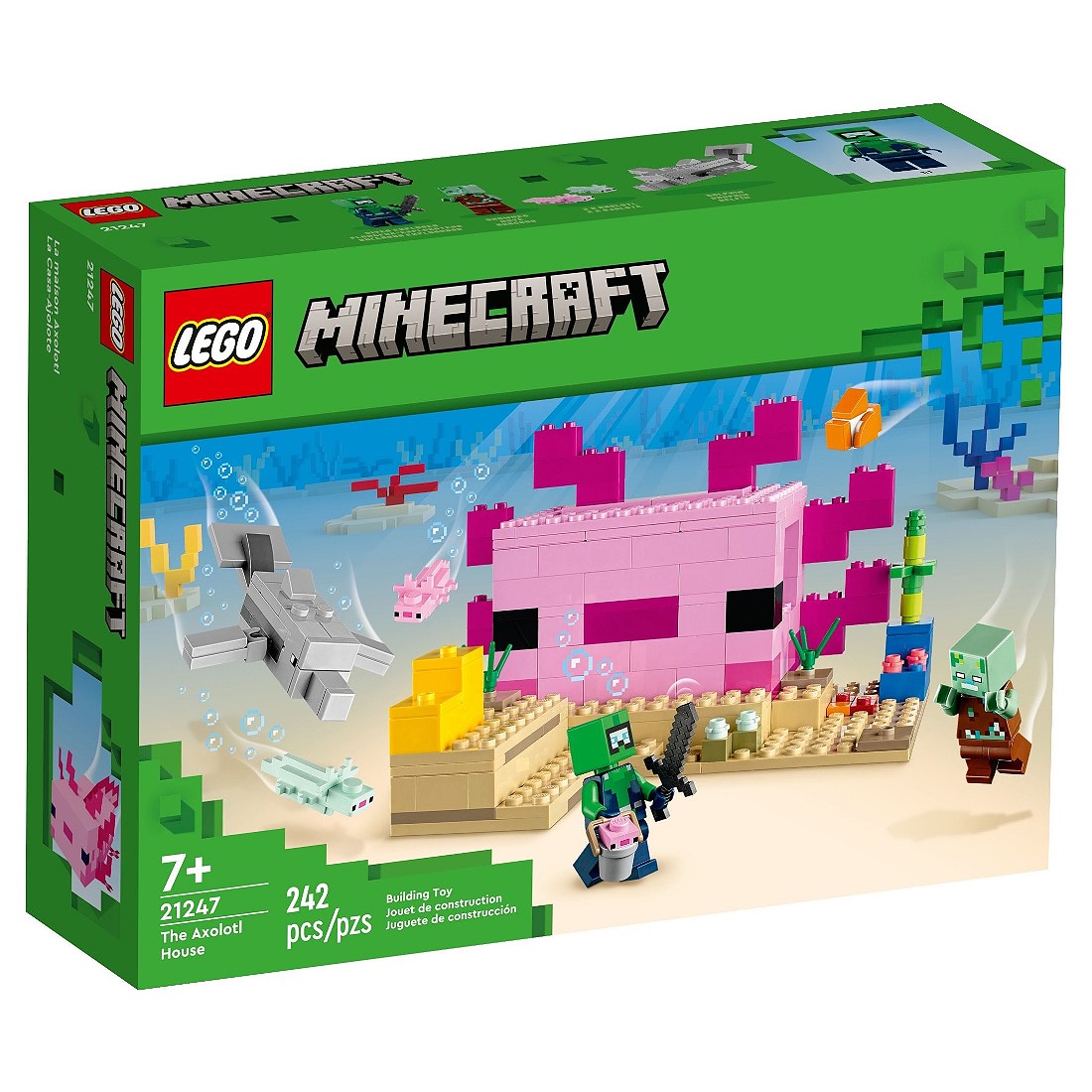 Lego 樂高 Minecraft 創世神 21247 六角恐龍之家