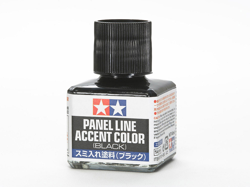 Tamiya 87131 琺瑯漆 黑色墨線液 40ml