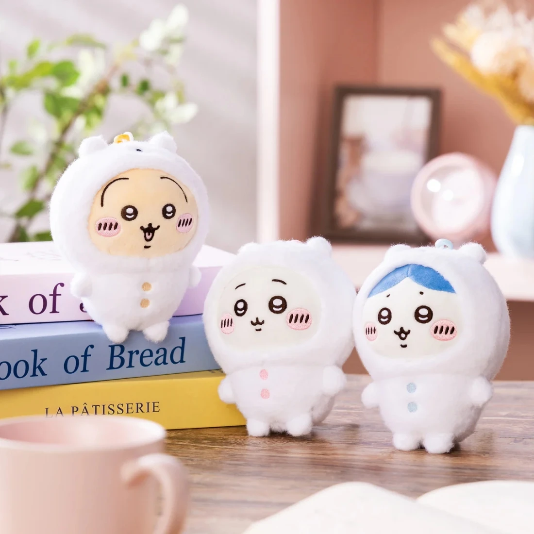 吉伊卡哇 chiikawa 吊飾 自嘲熊限定 戴著熊頭套的兔兔 烏薩奇