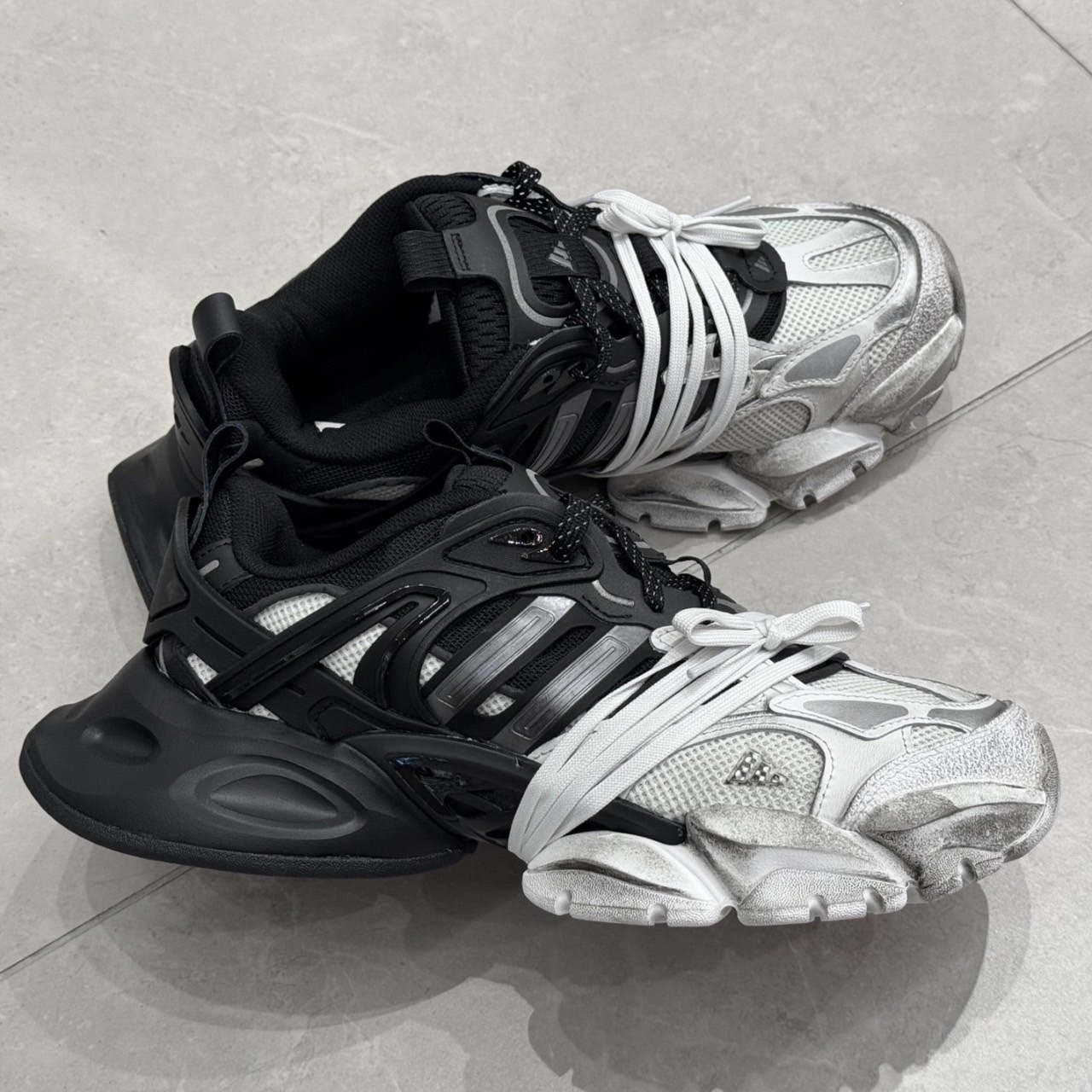 Adidas XLG Runner Deluxe 灰黑 JR0861 | Junshoes