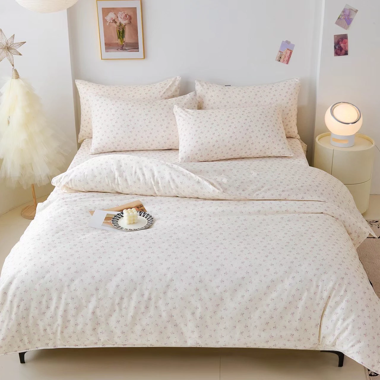 天絲床包枕套組-艾洛花園 | 妞妞寢具Niu bedding