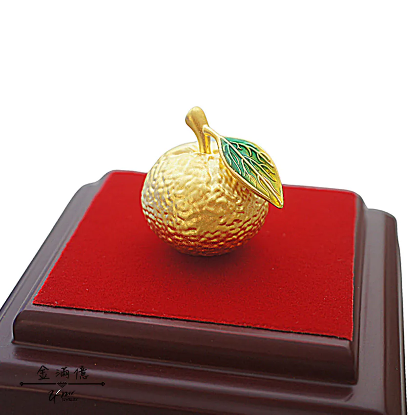 大吉大利 黃金橘子-黃金擺件|開幕禮物