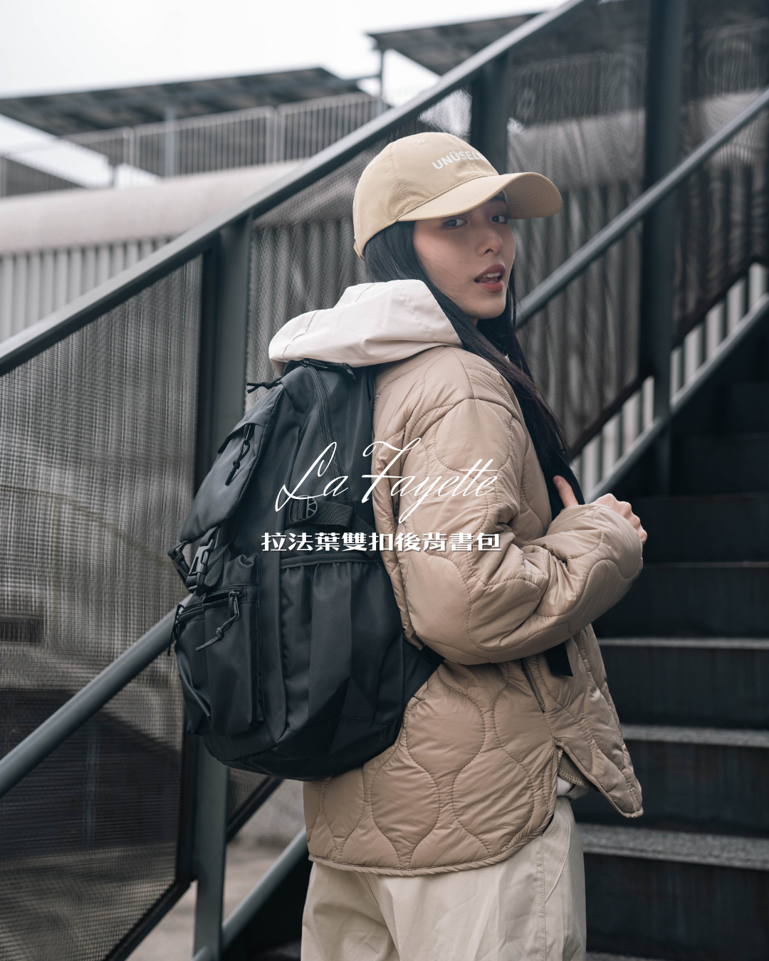 拉法葉雙扣後背書包 | Deeryou迪兒工作室專業包包選物