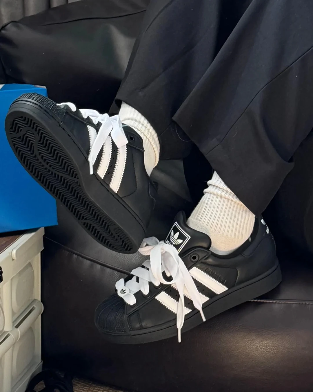 INGRAINED｜Adidas SUPERSTAR II 黑白 貝殼頭 經典 三葉草 運動休閒鞋 Jennie同款 JI3538 ...