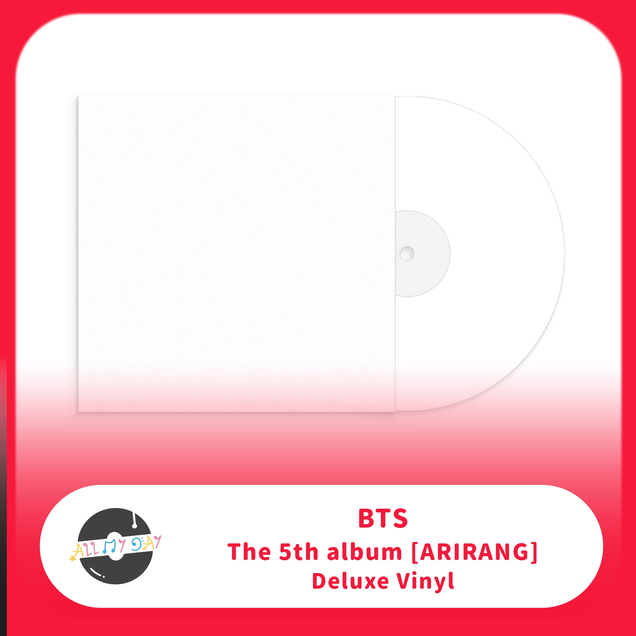 BTS 正規五輯《ARIRANG》(Deluxe Vinyl) | ALL MY DAY