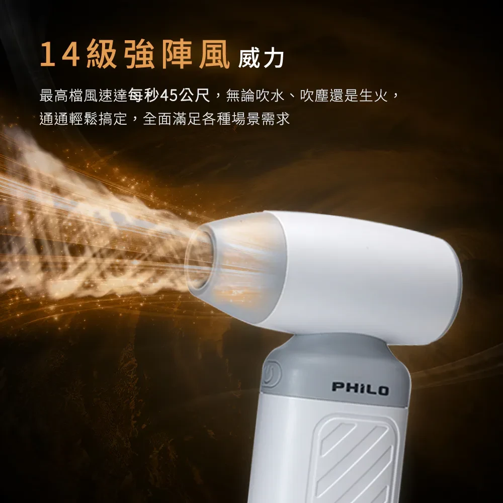 小旋風 渦輪無刷暴力風槍PF52 (強風機/吹塵器/暴風機/除塵槍) |飛樂PHILO